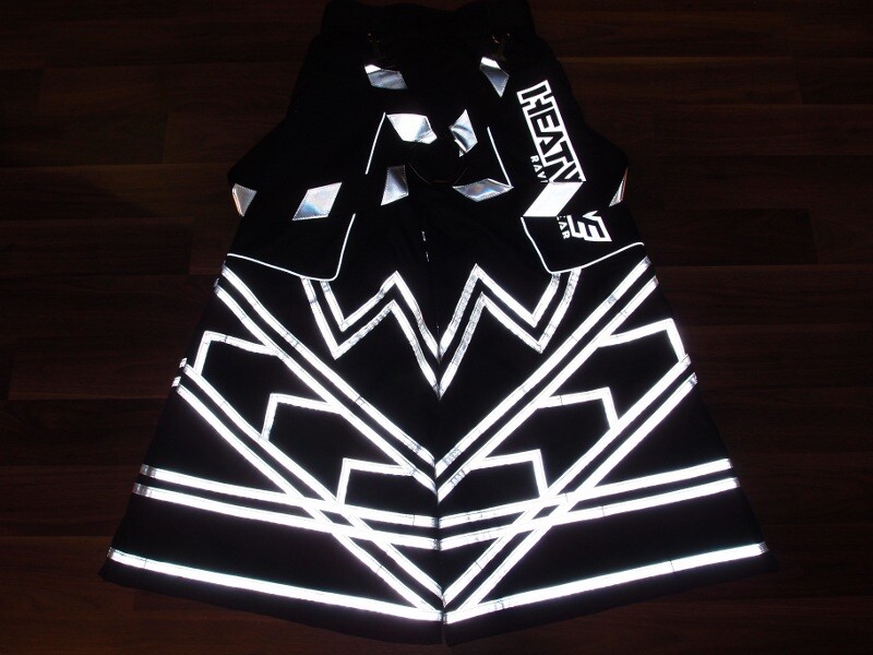 Heatwave phat pants rave gear reflective dance wear hardstyle reflector ...