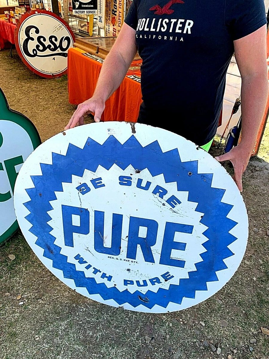 Pure Oil Gasoline Signs