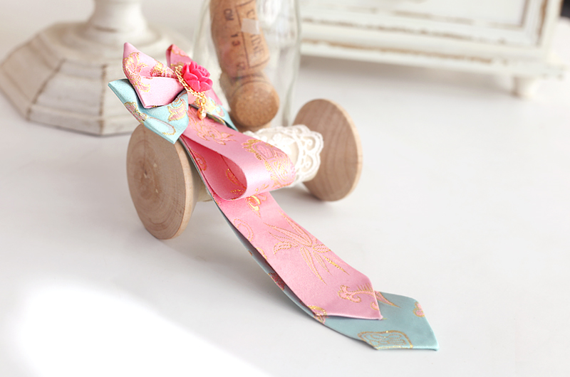 Korean Traditional Ribbon Hanbok Hair Accessory Pastel DAENGGI Pin ...