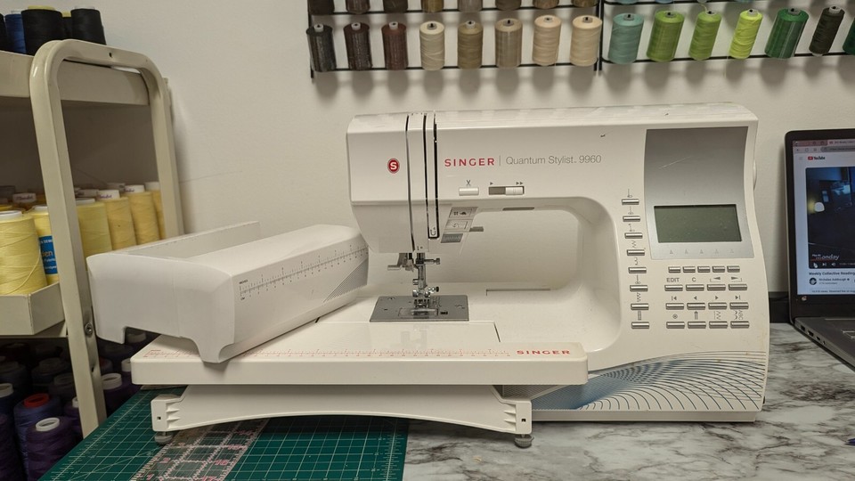 Singer Quantum Stylist 9960 Computerized Sewing Machine - Very Lightly ...