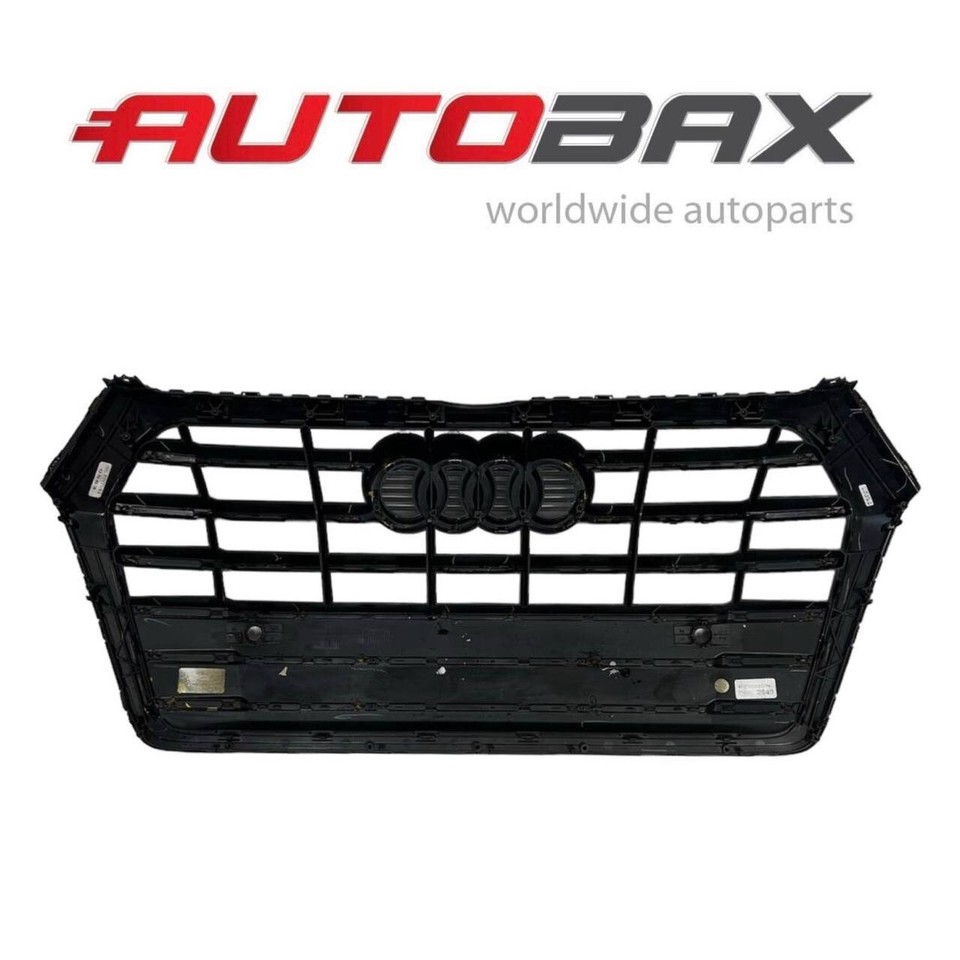 2018 2019 2020 AUDI Q5 S LINE FRONT CENTER GRILLE GRILL W EMBLEM 2018-2019-2020-audi-q5-s-line-front-center-grille-grill-w-emblem