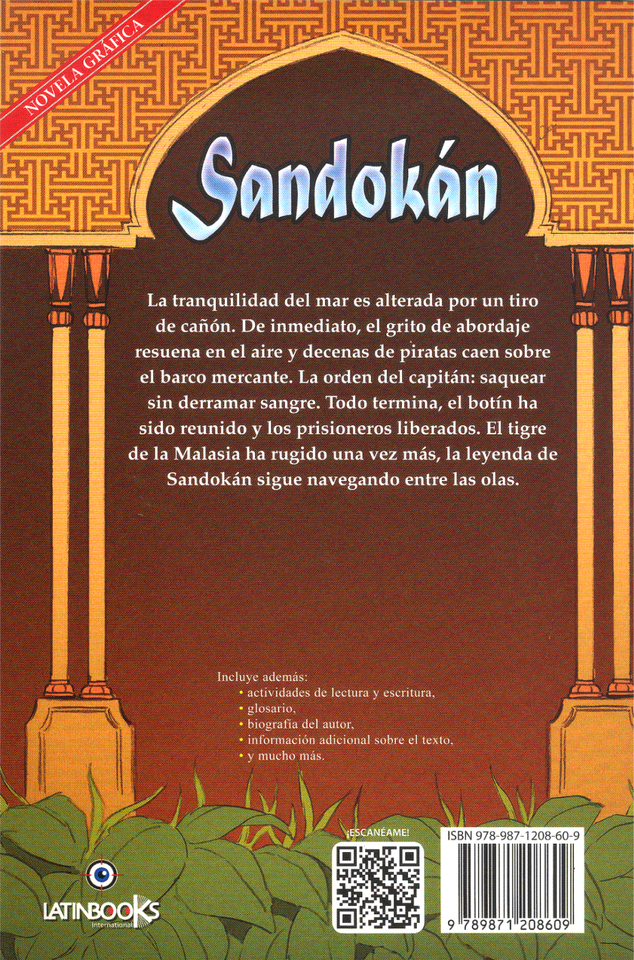 LIBRO ILUSTRADO "SANDOKAN", DE EMILIO SALGARI, EN ESPAÑOL | eBay