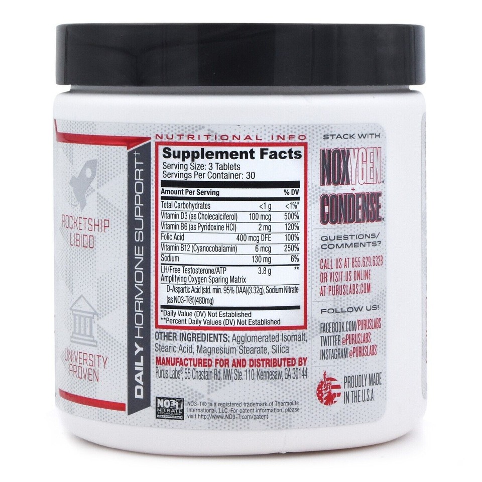 EXTREME TESTOSTERONE BOOSTER & Pump Accelerator: Purus Labs D-POL 90 ...