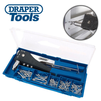 Draper 27848 2 Way Hand Riveter Kit Pop Rivet Gun Hand Riviter Tool ...