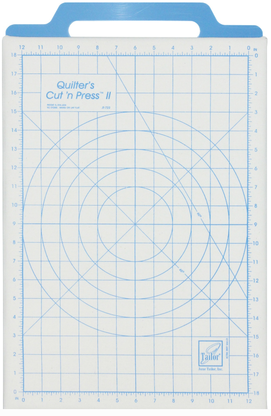 Quilter's Cut'n Press II 12" x 18" Two Sided Grid Mat Press and Square ...
