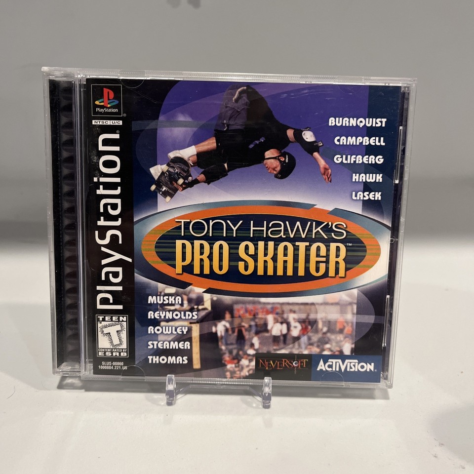 Tony Hawk’s Pro Skater PS1 Sony PlayStation Activision Skateboarding ...