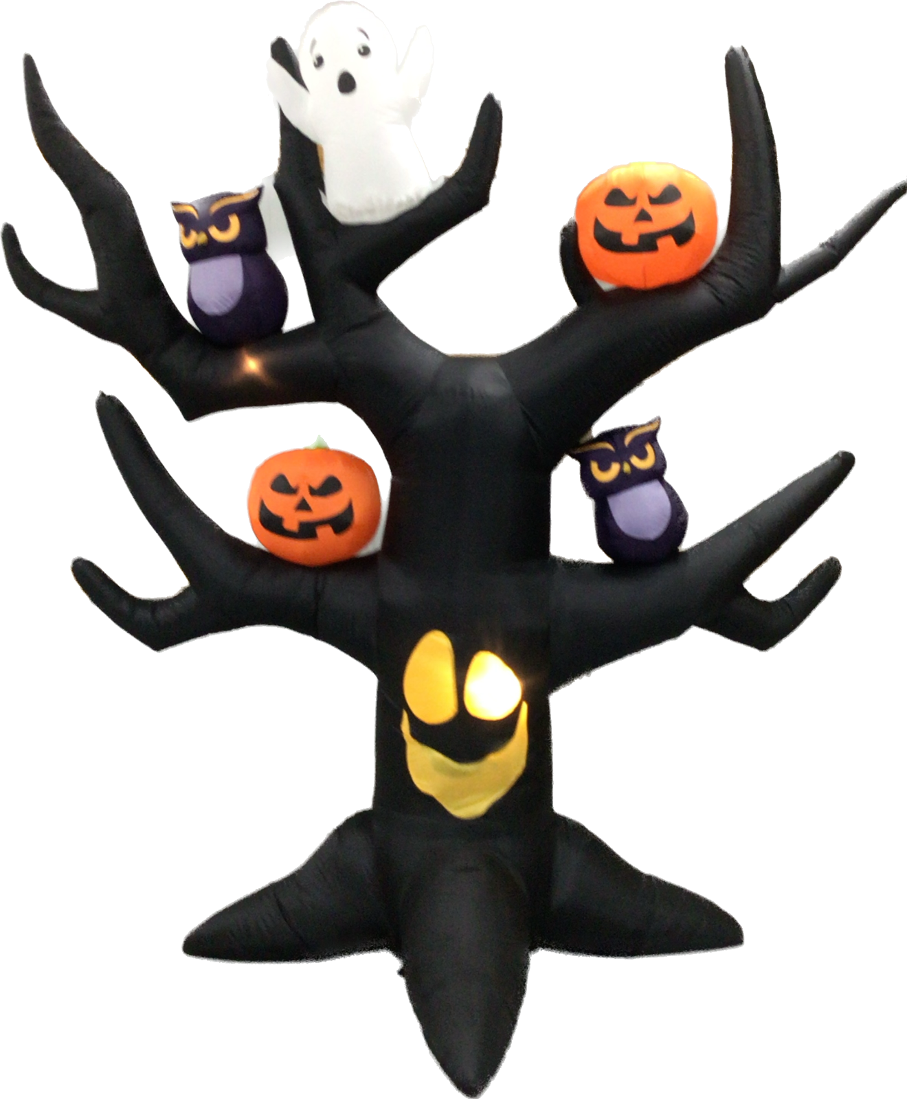 8ft Gemmy Airblown Inflatable Prototype Halloween Tree w/ Owls #227048 ...