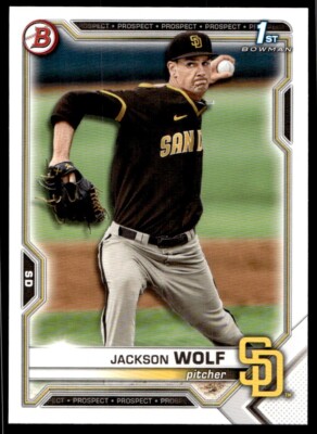 2021 Bowman Draft Jackson Wolf G488 San Diego Padres #BD-141 | eBay