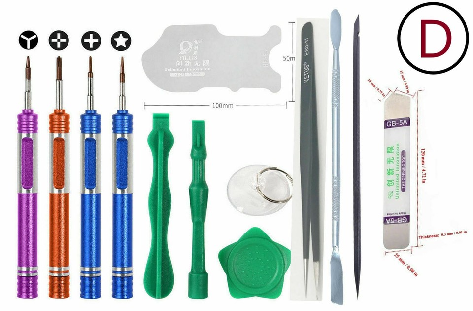 Phone Repair Screen Opening Tool Kit Screwdriver Silicone Pad for ...