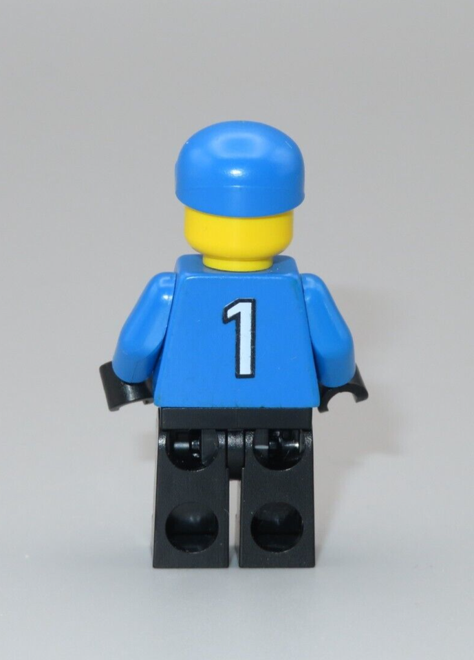 LEGO Sports Soccer goalie blue #1 minifigure 3409 Championship ...