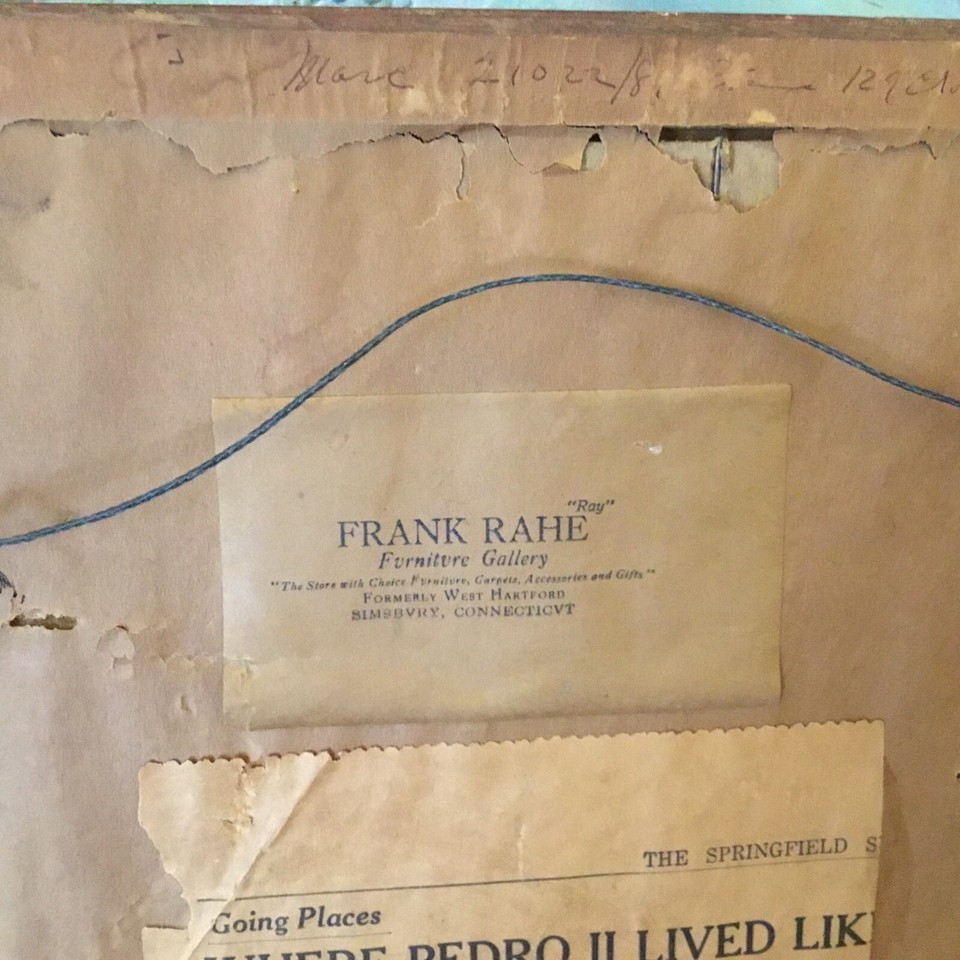 A. MARC (NICOLAS MARKOVITCH) LITHOGRAPH WATERCOLOR PRINT Chapel Bridge ...