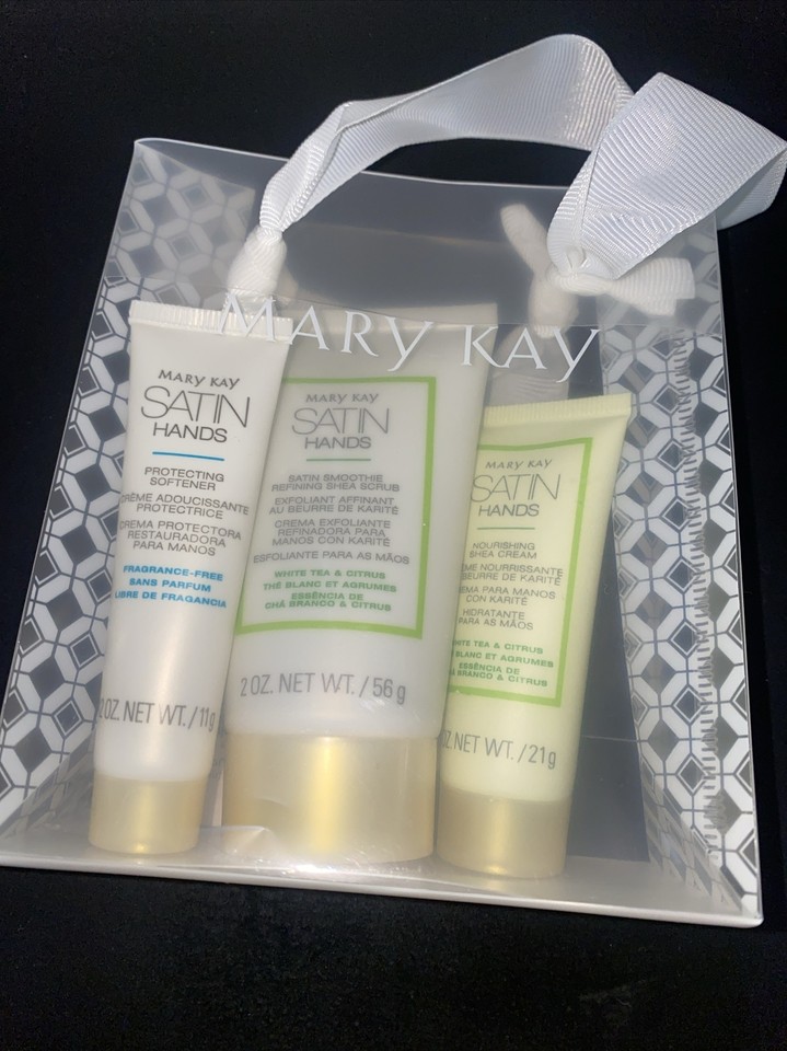 FREE SHIPPING& GIFT! NEW Mary Kay White Tea & Citrus Satin Hands Set | eBay