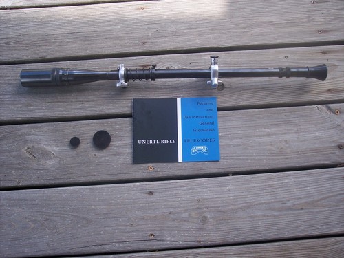 J Unertl Bench Rest Rifle Scope 12 X ~USA~ Vintage 3/4" Minty | eBay
