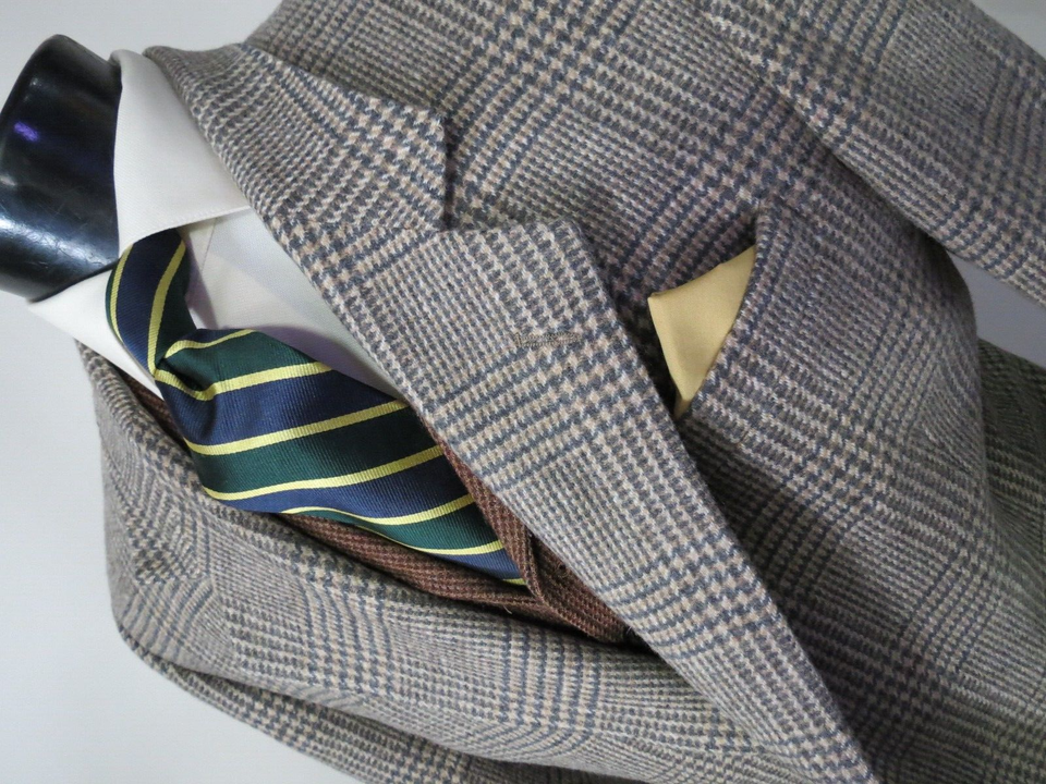 VTG Orvis USA Classic Hounds tooth check tweed two button sport coat 44 ...