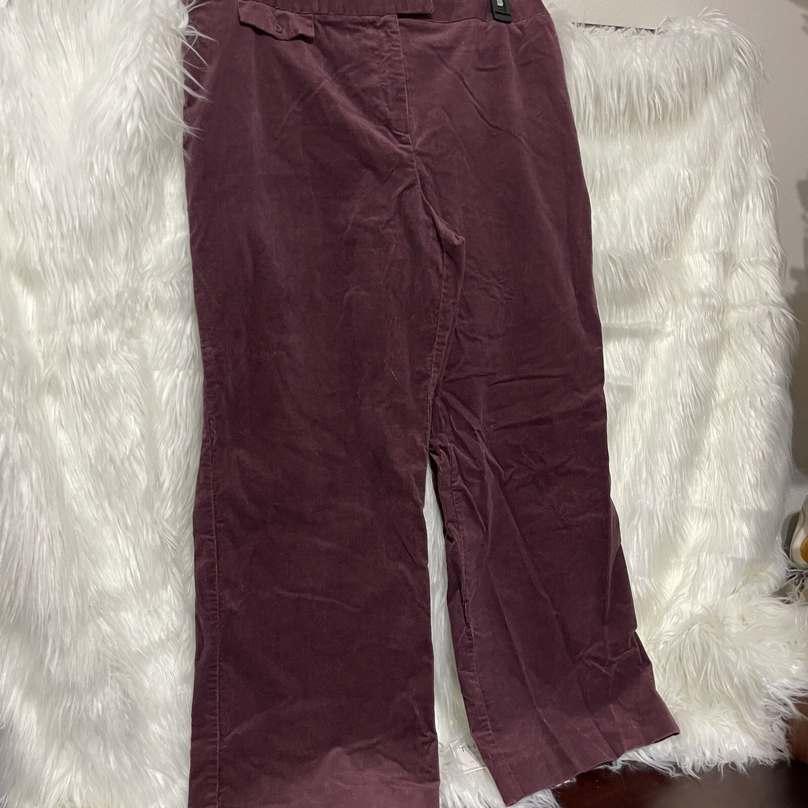 pendleton women maroon corduroy pants vintage size 18 | eBay