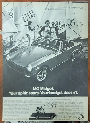 1979 MG Midget Convertible Original Print Ad | eBay