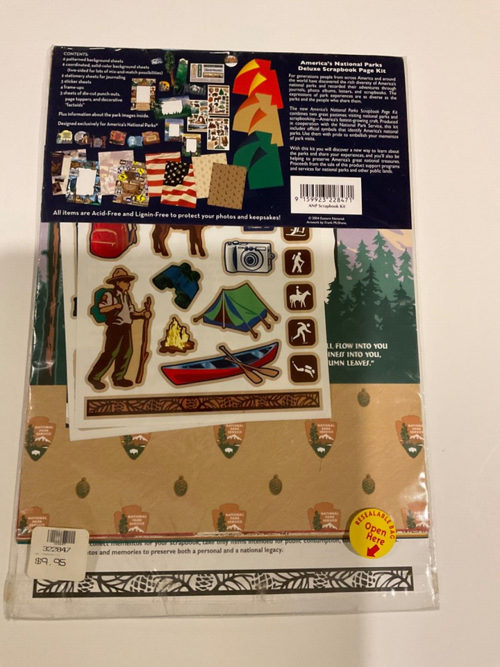 America's National Parks Deluxe Scrapbooking Page Kit Memory Book ...