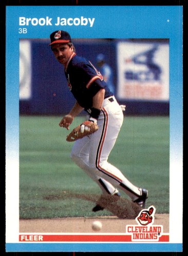 1987 Fleer Brook Jacoby A Cleveland Indians #253 | eBay
