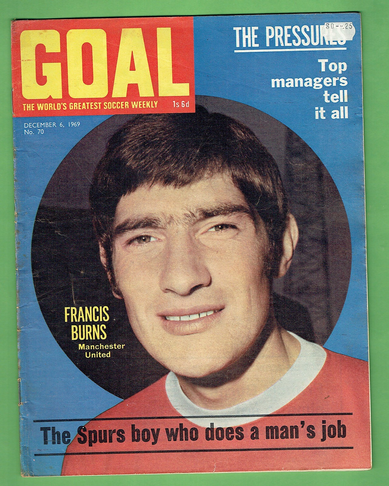 #CC. GOAL FOOTBALL SOCCER MAGAZINE #70 6/12/1969, IPSWICH CENTREFOLD | eBay