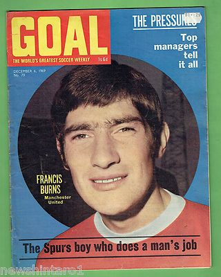 #CC. GOAL FOOTBALL SOCCER MAGAZINE #70 6/12/1969, IPSWICH CENTREFOLD | eBay