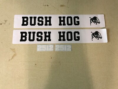 Bush Hog 2512 Decals | eBay