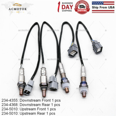 4Pcs Oxygen O2 Sensor For Honda Pilot 05-08 Ridgeline 06-08 3.5L Up ...