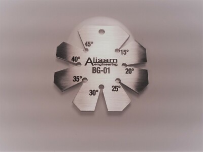 Chisel bevel gauge / gage - heavy 14g stainless steel | eBay