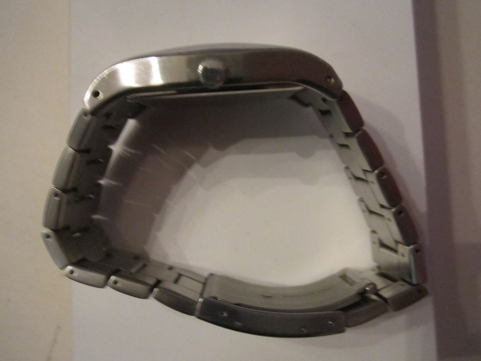 MEN'S FOSSIL TANK WATCH - HEAVY WATCH - 250903 STAINLESS STEEL - BBA-38 ...