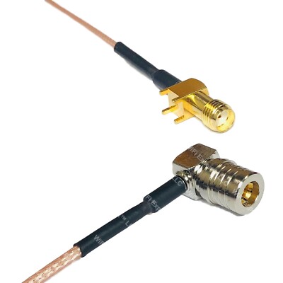 RG178 SMA Female PCB to QMA MALE ANGLE Coax RF Cable USA-Ship | eBay