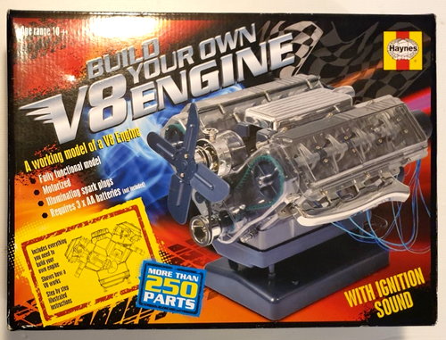 BUILD YOUR OWN V8 ENGINE Haynes Working Scale Model Kit HM14AUS **New ...