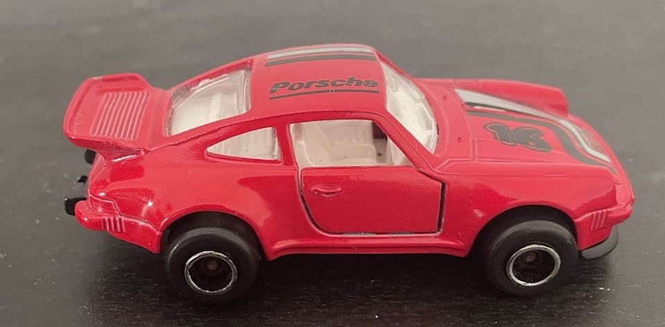 Vintage Majorette 200 Series No.209 Porsche 911 Turbo Red #16 1980s ...