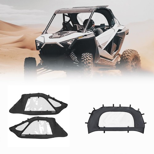 Soft Upper Door Cab Enclosure Rear Window for Polaris RZR PRO XP Turbo ...