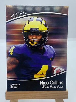 NICO COLLINS 🙌 2021 Sage Premier Draft Rookie RC Houston Texans #12 | eBay