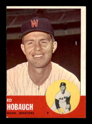1963 Topps #423 Ed Hobaugh GVG Senators 564052 | eBay