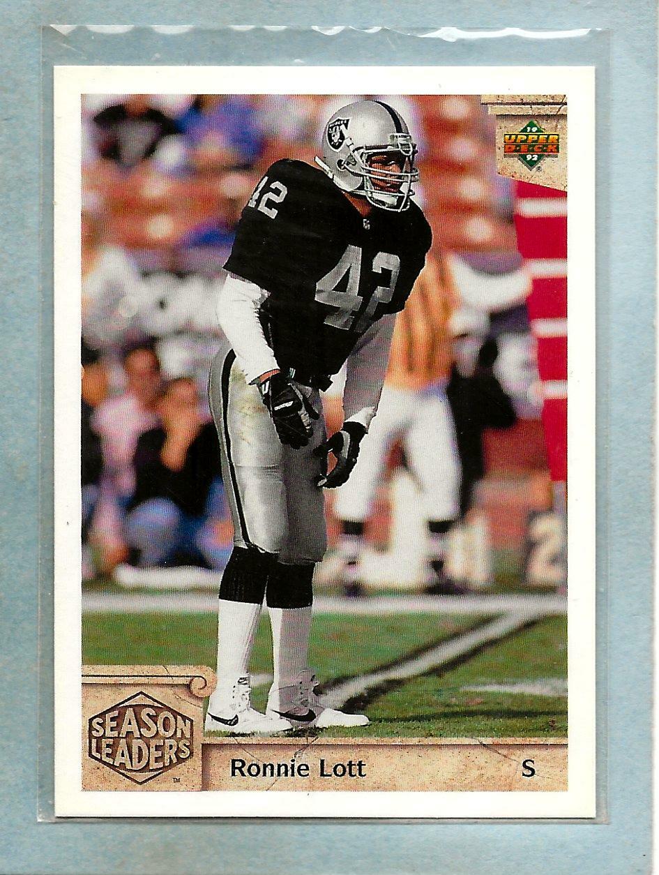 1992 Upper Deck - Ronnie Lott #307 for sale online | eBay