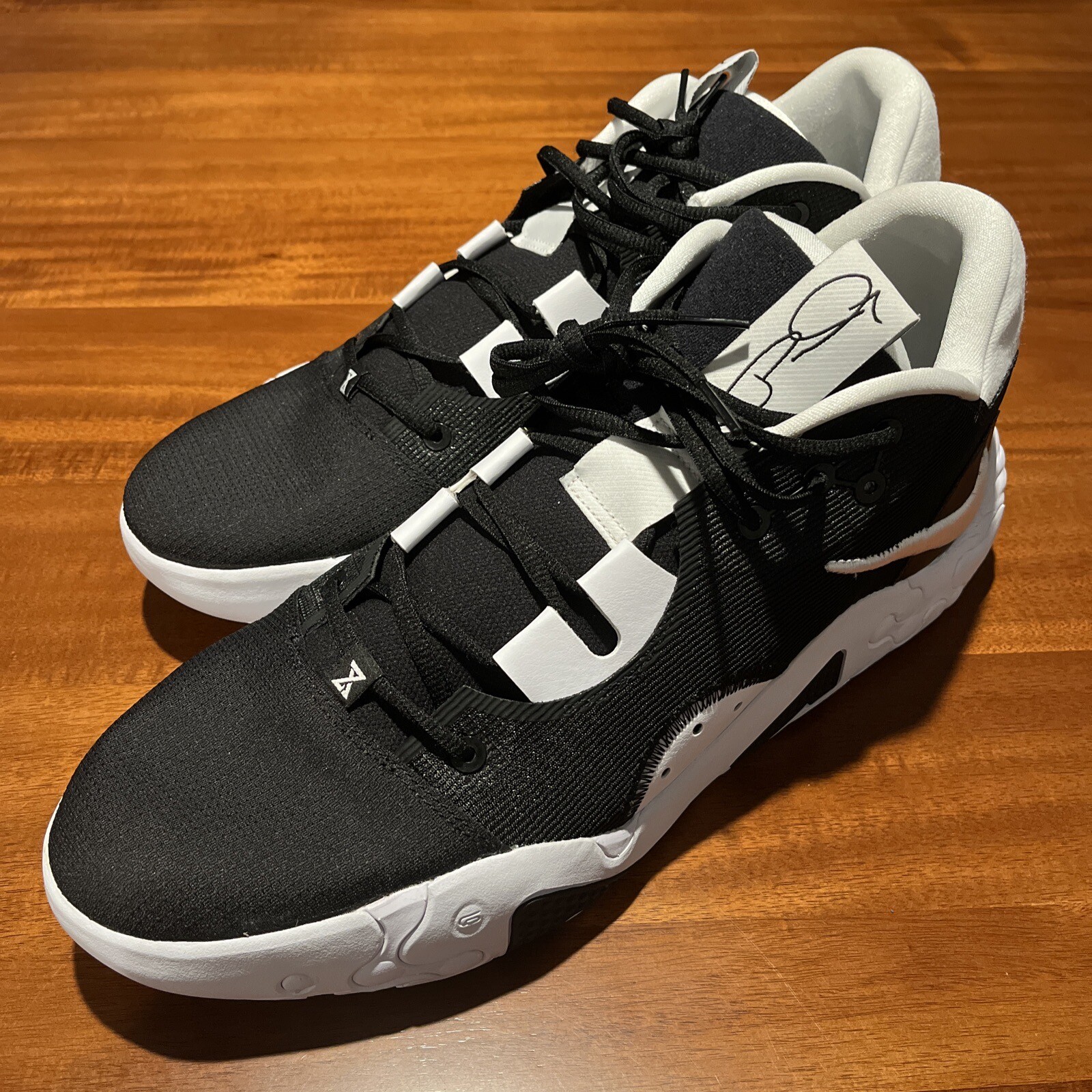 Nike Paul George PG 6 TB Promo Black White Panda Oreo DX6654-002 Men's ...