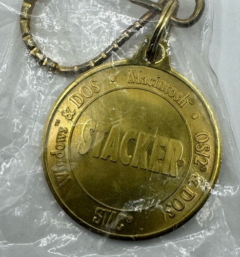 Vintage Las Vegas Trade Show Stacker 10th Anniversary Keychain Promo ...