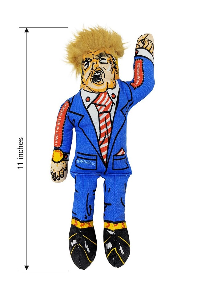 Donald Trump Durable Chew Toy For Dogs With Squeaker | eBay