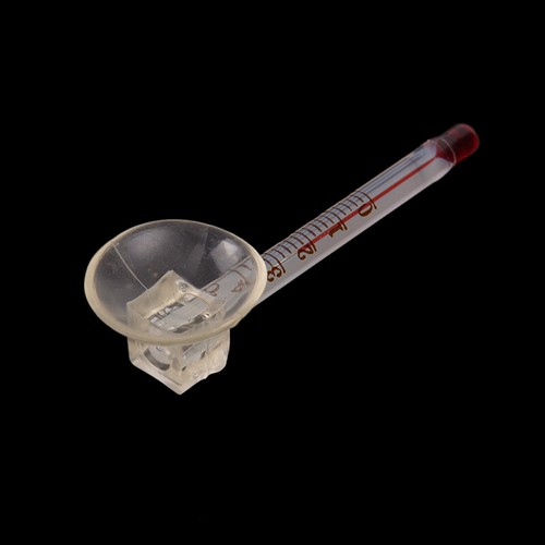 Glass meter aquarium fish tank water temperature thermometer suction ...
