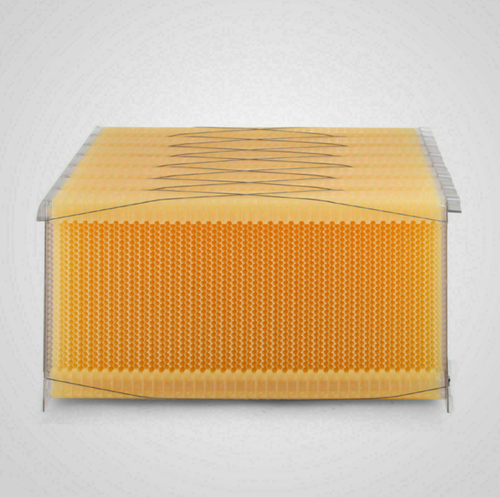 7PCS Auto Honey Beekeeping Bee Hives Raw Bee Comb Hive Frames For ...
