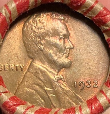 unsearched old cents roll vintage coins 50 pennies penny collection set ...