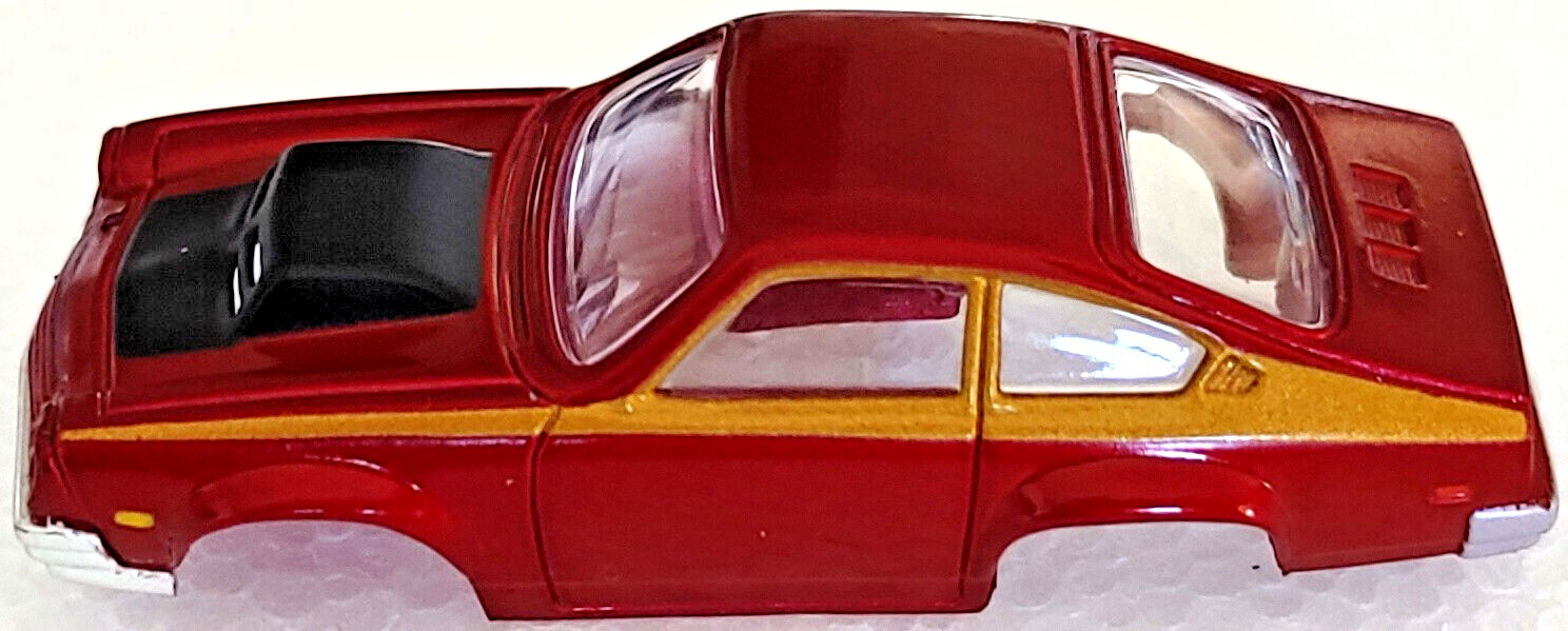 Chevy Pro Stock Vega Candy Red GoldStripe JL TJet BODY for AURORA ...