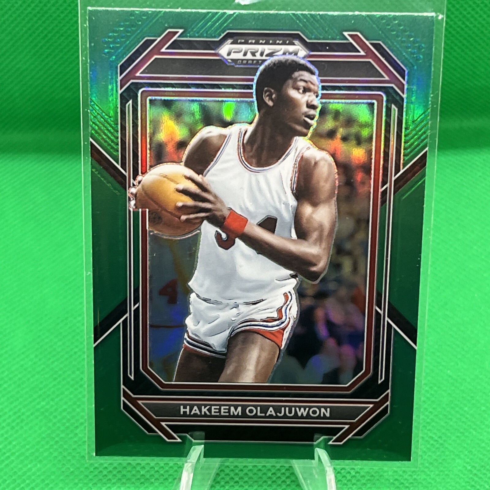 2023 Prizm Draft Picks HAKEEM OLAJUWON GREEN PRIZM Houston #80 | eBay
