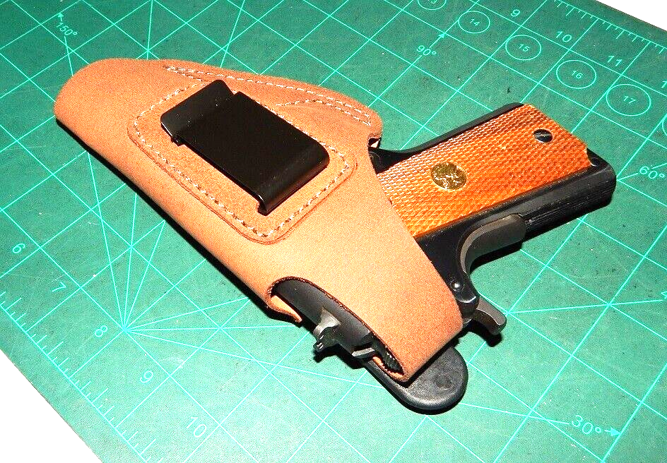 Bianchi 6D 19044 RH Suede IWB Thumb Break Holster Colt 4" 1911 Officer ...