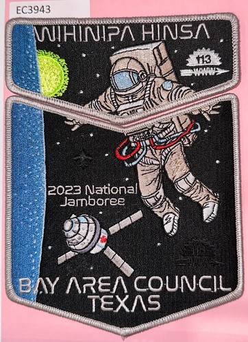 Boy Scout OA Flap Set Wihinipa Hinsa Lodge 113 2023 National Jamboree ...