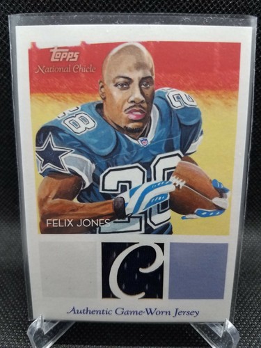 Felix Jones 2009 Topps National Chicle Relics #NCR-FJ Dallas Cowboys | eBay