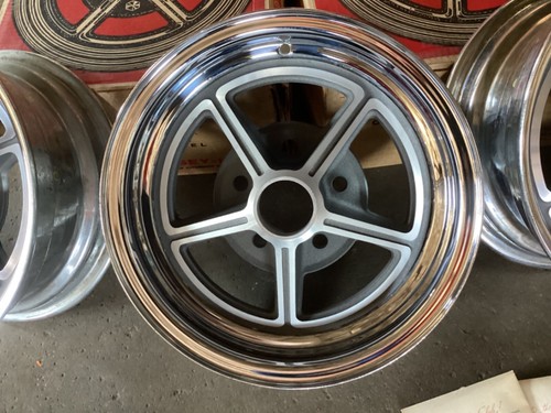 1966 Kelsey-Hayes Magstar I 14x6 5 Spoke Wheels Rims | 5x120.65 Bolt ...