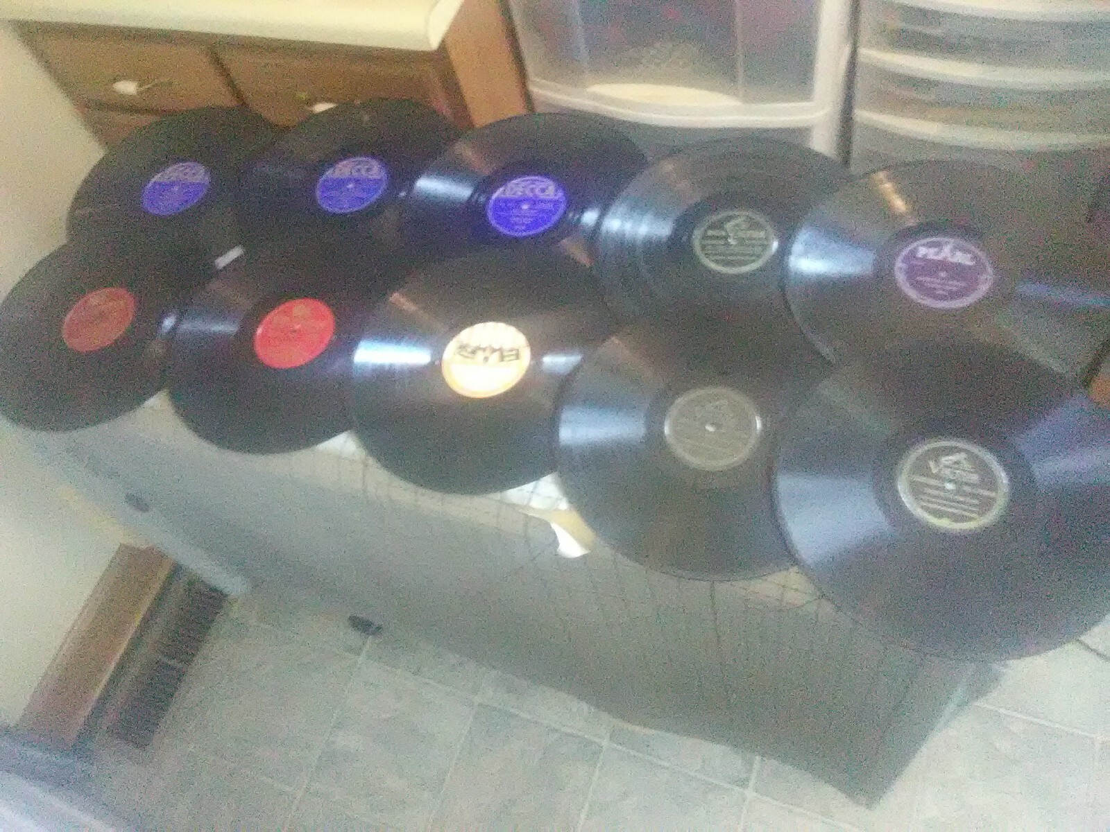 Lot of 5 78 RPM Records Decca, RCA, Bluebird, Columbia, Jazz, Big Bands ...