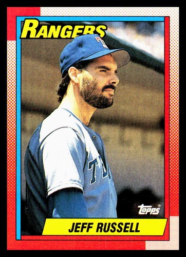 1990 Topps 80 Jeff Russell Texas Rangers | eBay