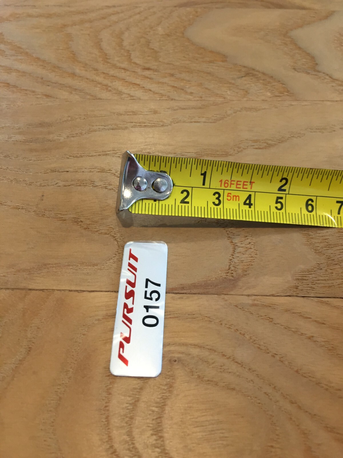 Genuine Ford FPV BA BF Build Number Badge Decal Emblem FPV Pursuit 157 ...